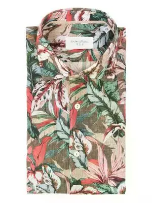 TINTORIA MATTEI 954 Foliage-print Shirt