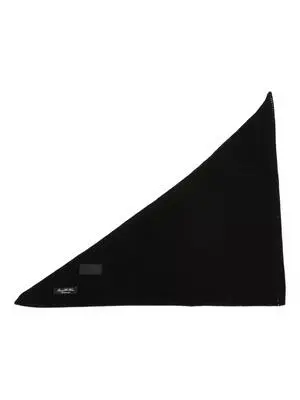 MAISON MARGIELA Logo-patch Scarf