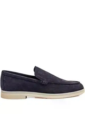 Church's Topstitching Leather Loafers - Blue