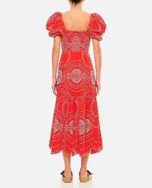 Charo Ruiz Ibiza Long Dress With Balloon Sleeves