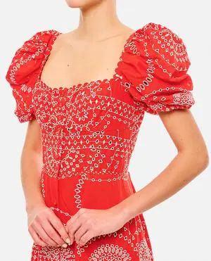 Charo Ruiz Ibiza Long Dress With Balloon Sleeves