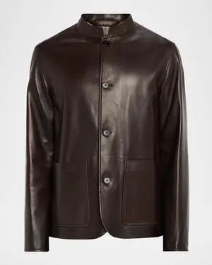 Dunhill Leather Outerwear For Men
