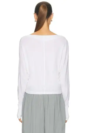 Enza Costa Cashmere Jersey Dolman Top