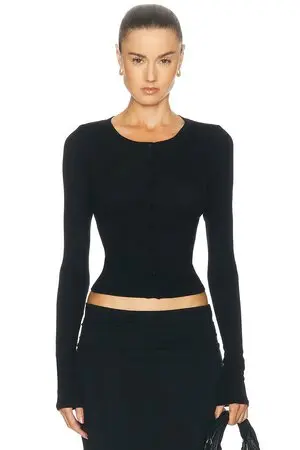 Enza Costa Ribbed Cardigans For Women