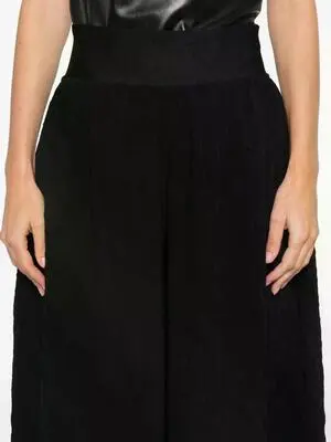BUNZABURO KYOTO Textured Wide Leg Trousers