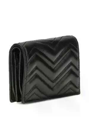 Gucci Gg Marmont Card Case Wallet - Black