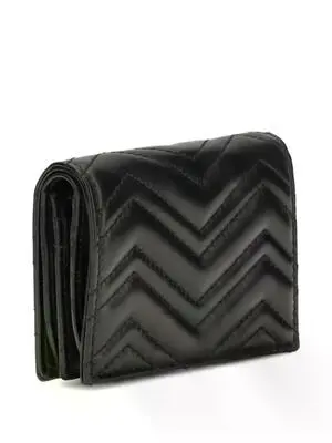 Gucci Gg Marmont Card Case Wallet - Black