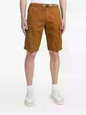 WHITE SAND Belted Cargo Shorts