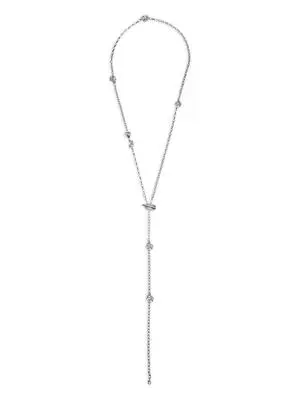 JIL SANDER Knot-details Chain Necklace - Silver