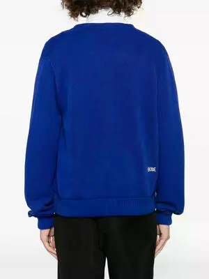 BODE Double-breasted Cardigan - Blue