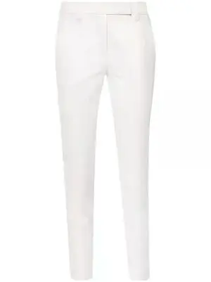 Brunello Cucinelli Slim-fit Cropped Cotton Trousers