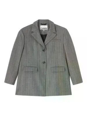 GANNI Pinstripe Blazer