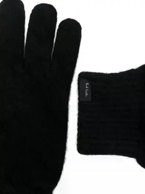 Paul Smith Ribbed-trim Gloves