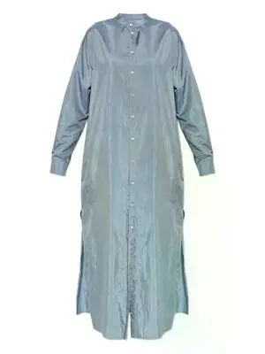 JIL SANDER Side-slit Shirt Dress - Blue