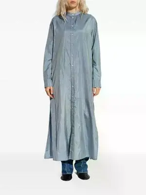 JIL SANDER Side-slit Shirt Dress - Blue