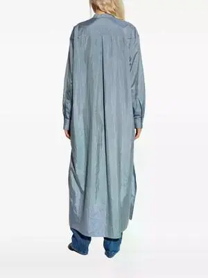 JIL SANDER Side-slit Shirt Dress - Blue