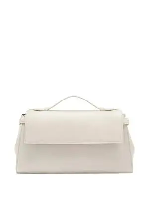Proenza Schouler Tate Leather Clutch - Neutrals