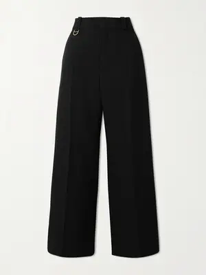 Chloé Wool-crepe Straight-leg Pants
