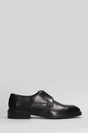 Paul Smith Lace-Up Leather Shoes - Black