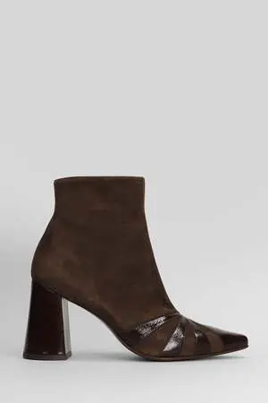 Chie Mihara Ludrik High-Heel Ankle Boots - Brown