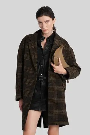 Isabel Marant Limiza Wool Coat - Brown