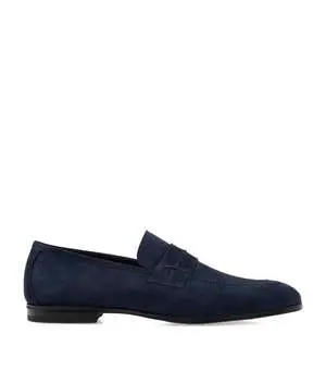 TOM FORD Suede Loafers - Blue