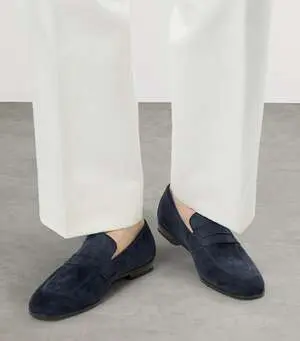 TOM FORD Suede Loafers - Blue