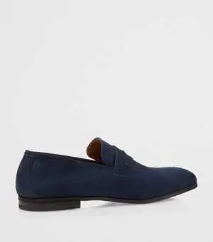 TOM FORD Suede Loafers - Blue