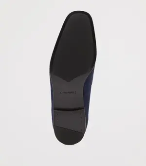 TOM FORD Suede Loafers - Blue