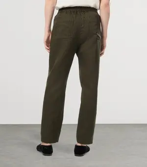 TOM FORD Cotton-silk Stripe Tailored Trousers