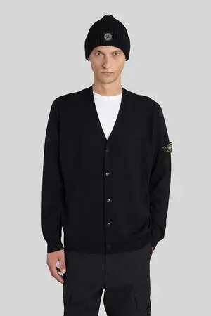 Stone Island Cardigan - Black