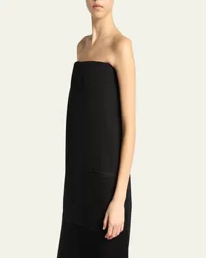 TOM FORD Strapless Column Evening Gown