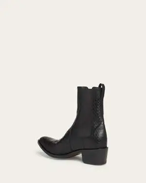 TOM FORD Python-embossed Leather Boots