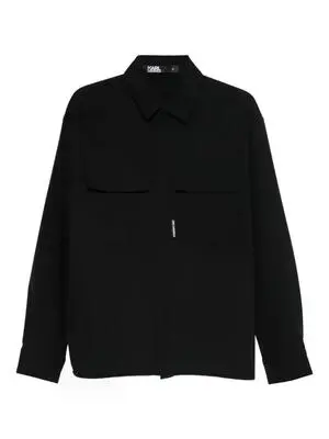 Karl Lagerfeld Chest-pockets Shirt - Black