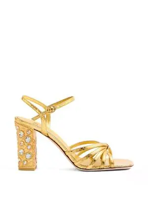 Valentino Garavani Embellished Sandals - Gold