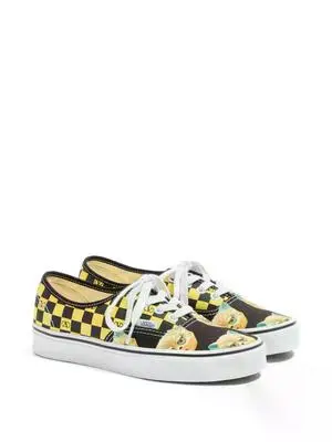 Valentino Garavani Vans X Checkerboard-print Sneakers - Yellow