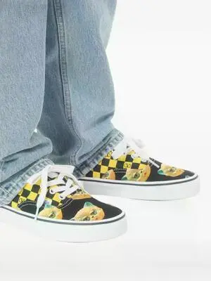 Valentino Garavani Vans X Checkerboard-print Sneakers - Yellow