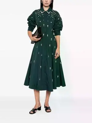 Simkhai Jazz Embellished Midi Dress - Green