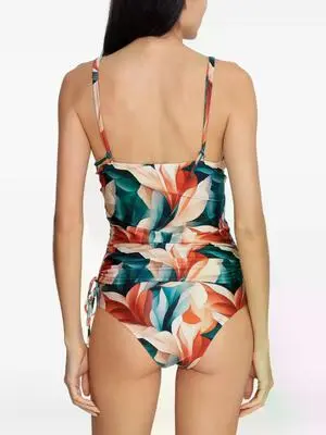 LYGIA & NANNY Printed Drawstring Bikini