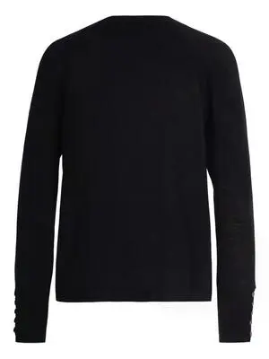 Alpha Studio Buttoned Merino Wool Sweater