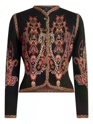 ETRO Jacquard Paisley-Motif Cardigan