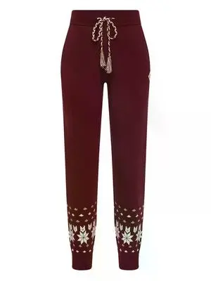 The Upside Le Ski Jojo Snowflake-pattern Track Pants