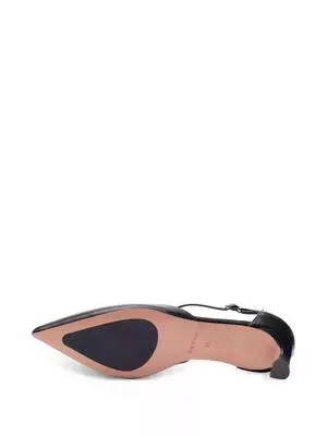 POCHE PARIS T-strap Buckle Pumps