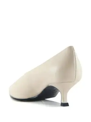 NOTABENE 40mm Gaia Pointed-toe Leather Pumps - Neutrals