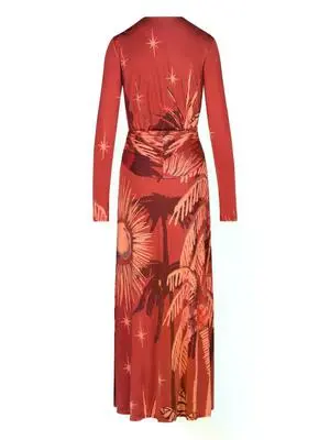 Johanna Ortiz Maxi Dress - Red
