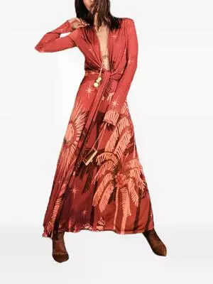 Johanna Ortiz Maxi Dress - Red