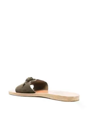 ANCIENT GREEK SANDALS Verina Knotted Detail Sandals - Green