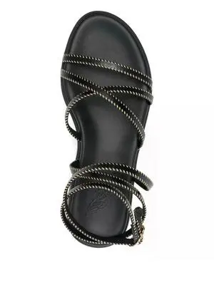 ANCIENT GREEK SANDALS Astriti Stitch-straps Sandals - Black