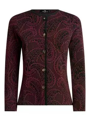 Etro Jacquard Knit Cardigan