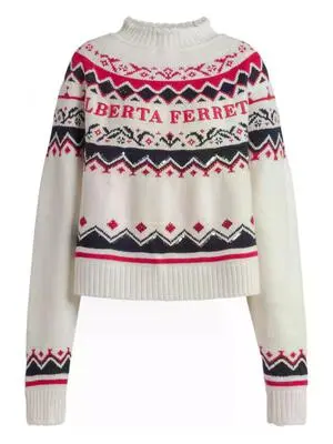 Alberta Ferretti Patterned Wool Sweater